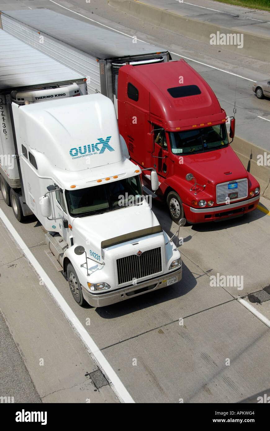 International border traffic jams Stock Photo - Alamy