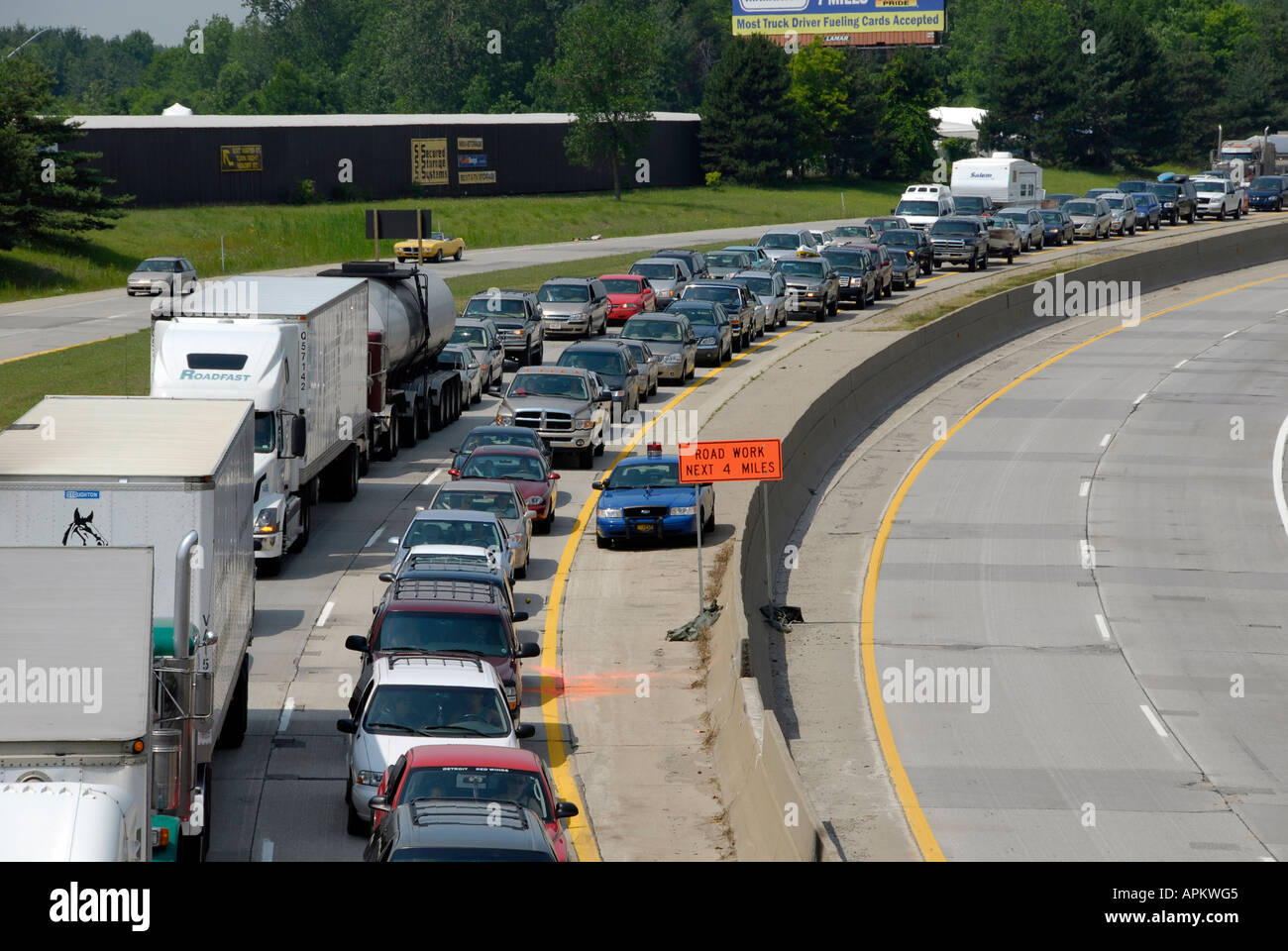 International border traffic jams Stock Photo - Alamy