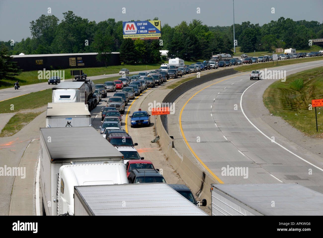 International border traffic jams Stock Photo - Alamy