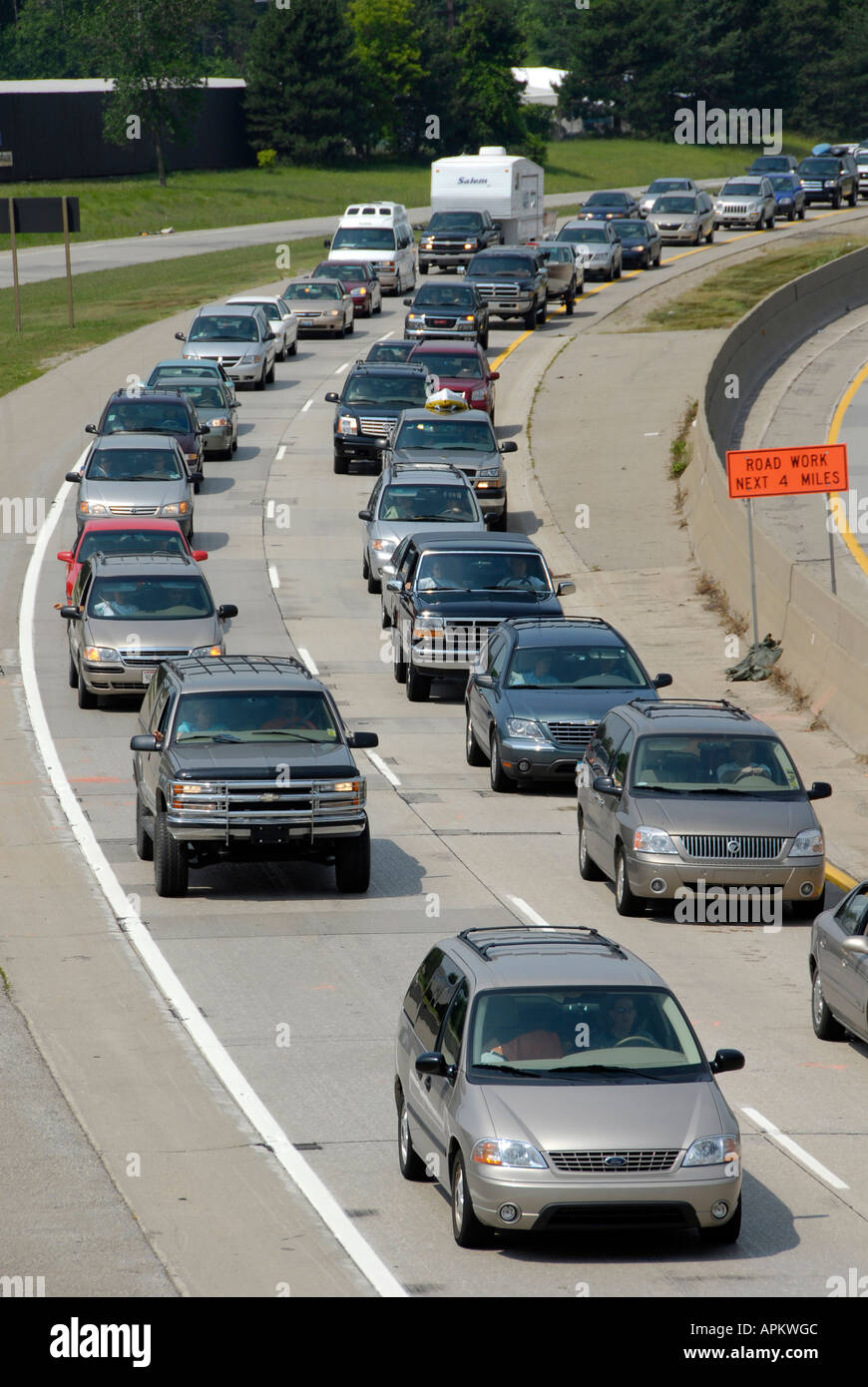 International border traffic jams Stock Photo - Alamy