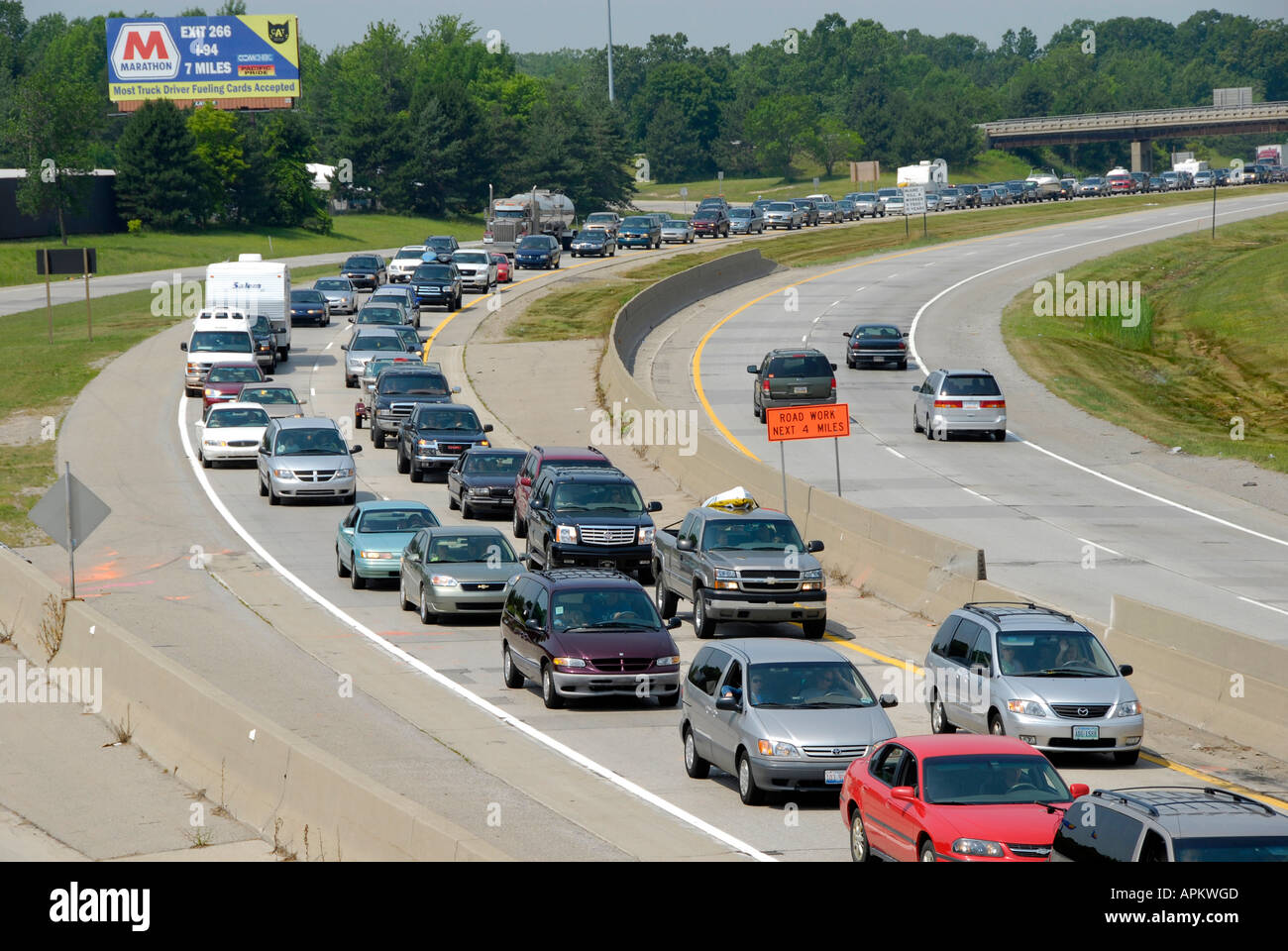 International border traffic jams Stock Photo - Alamy