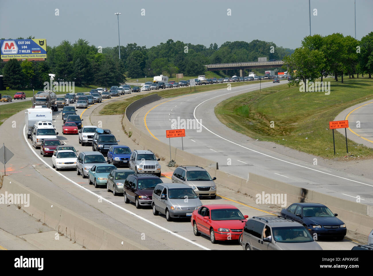 International border traffic jams Stock Photo - Alamy