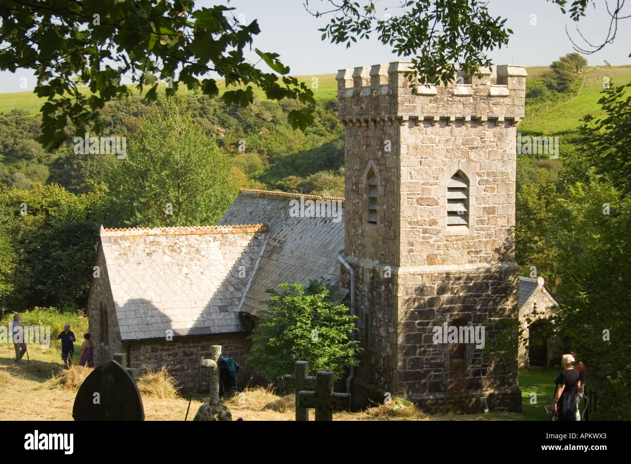 Temple Church on Bodmin Moor, Cornwall Stock Photo - Alamy