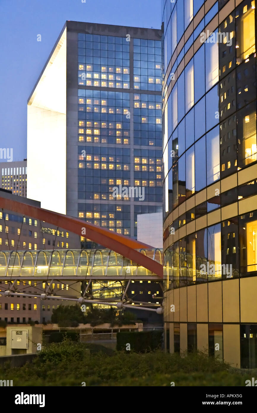 office buildings in La-Defense, France, La-Defense, Paris Stock Photo ...