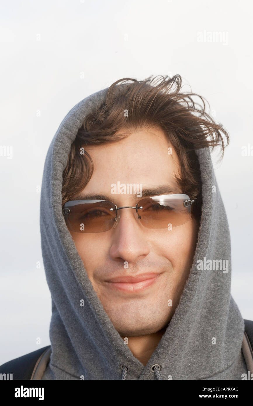 Men wearing hoods hi-res stock photography and images - Alamy