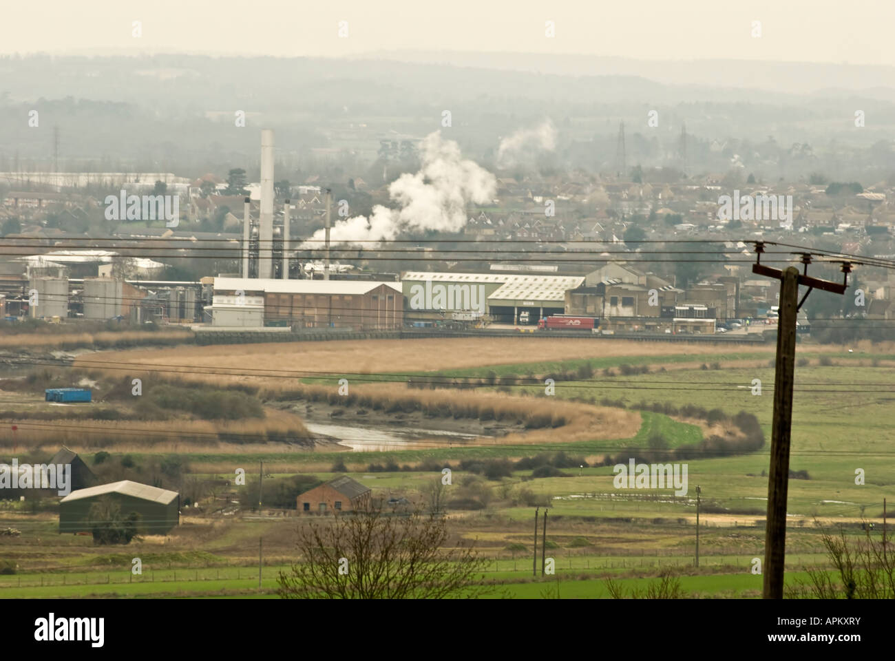 Paper Mills Industry view Stock Photo - Alamy
