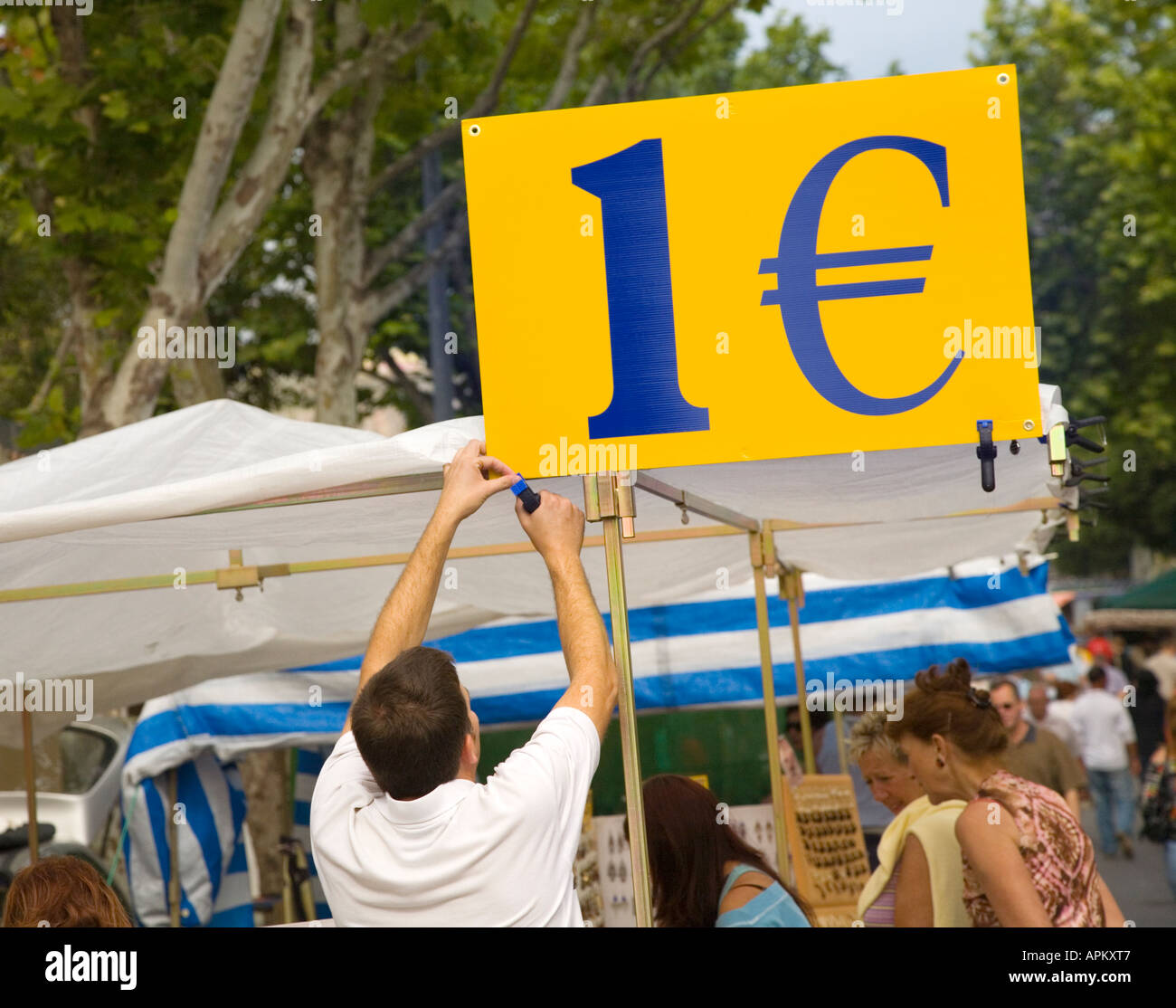 Attaching Sign High Resolution Stock Photography and Images - Alamy