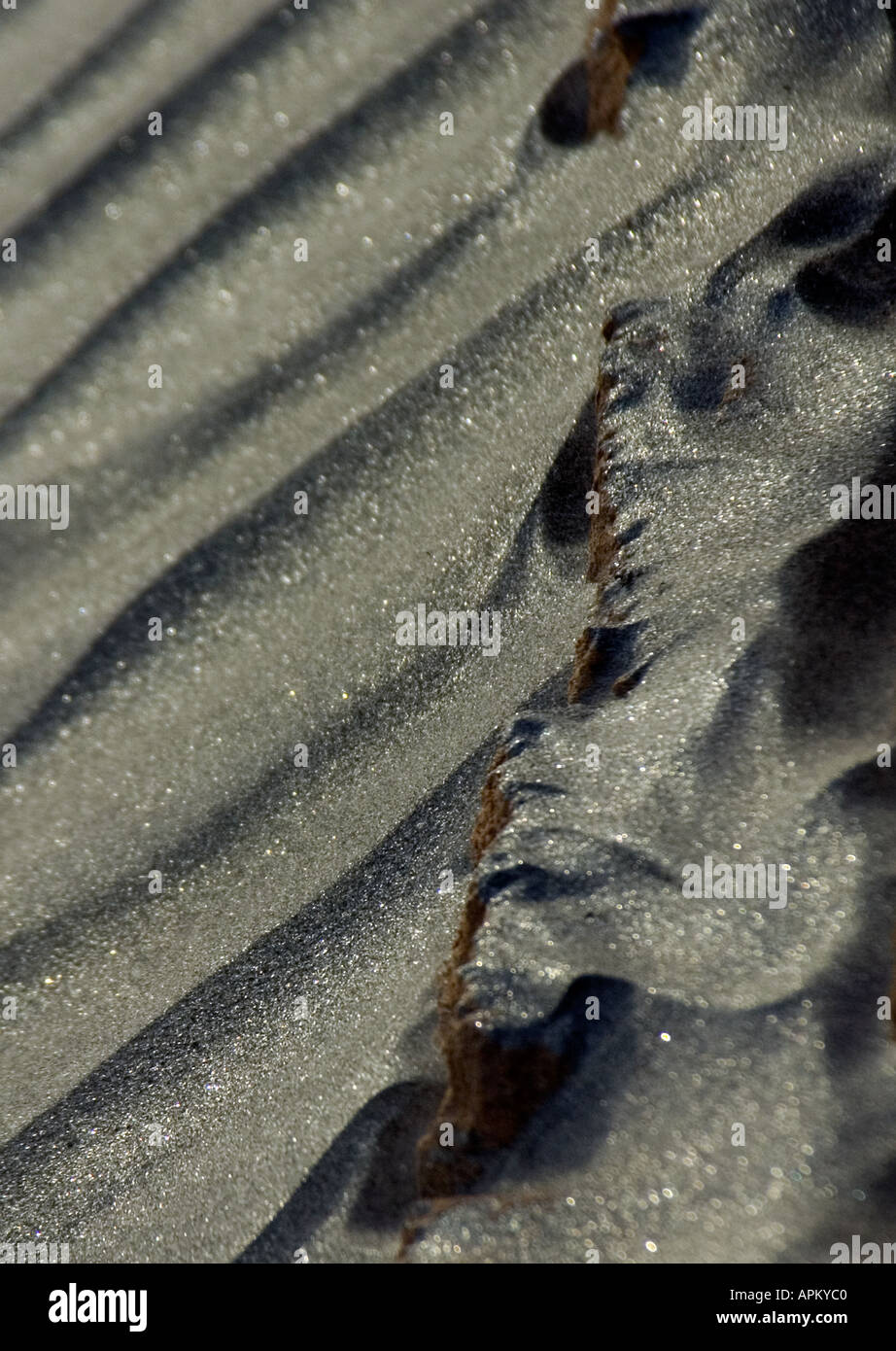 Close up photo of the sand on a Karachi beach, Pakistan Stock Photo - Alamy
