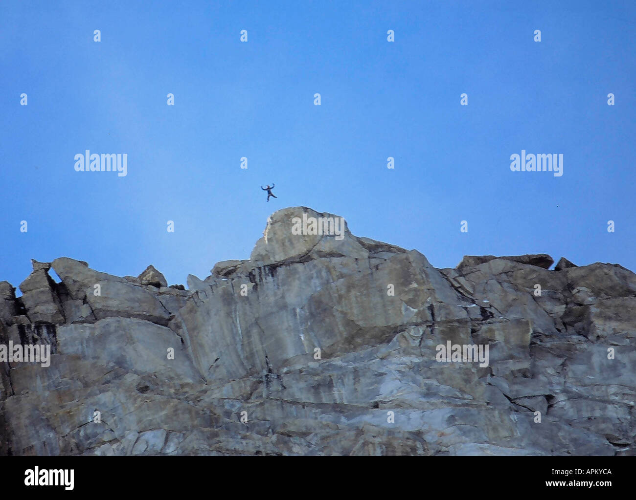 BASE JUMPING ACTION Stock Photo - Alamy