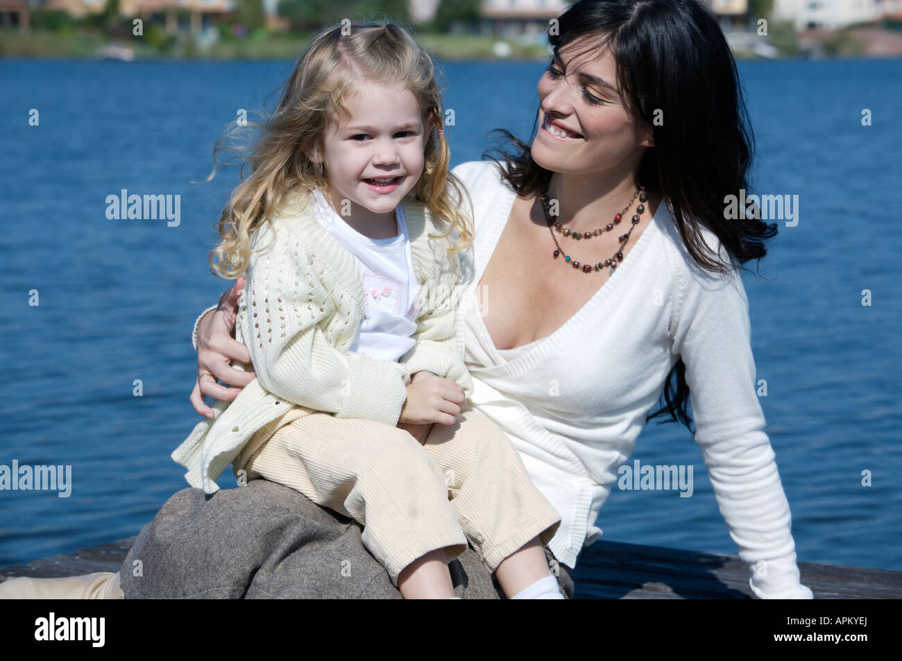 Mother and daughter Stock Photo - Alamy