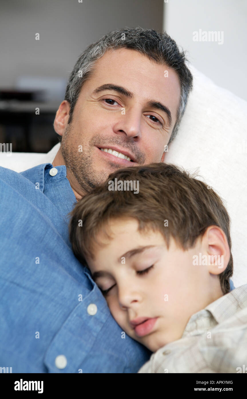 Father and son Stock Photo - Alamy