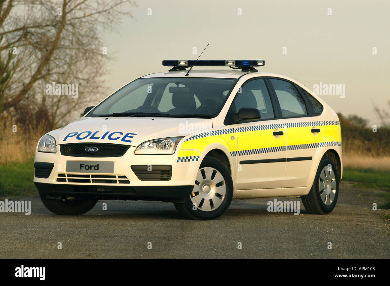 2004 Ford Focus police car Stock Photo - Alamy