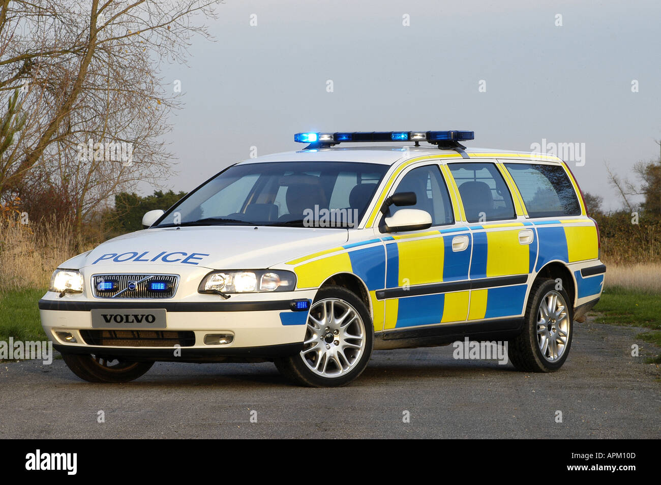 2004 Volvo Police car Stock Photo - Alamy