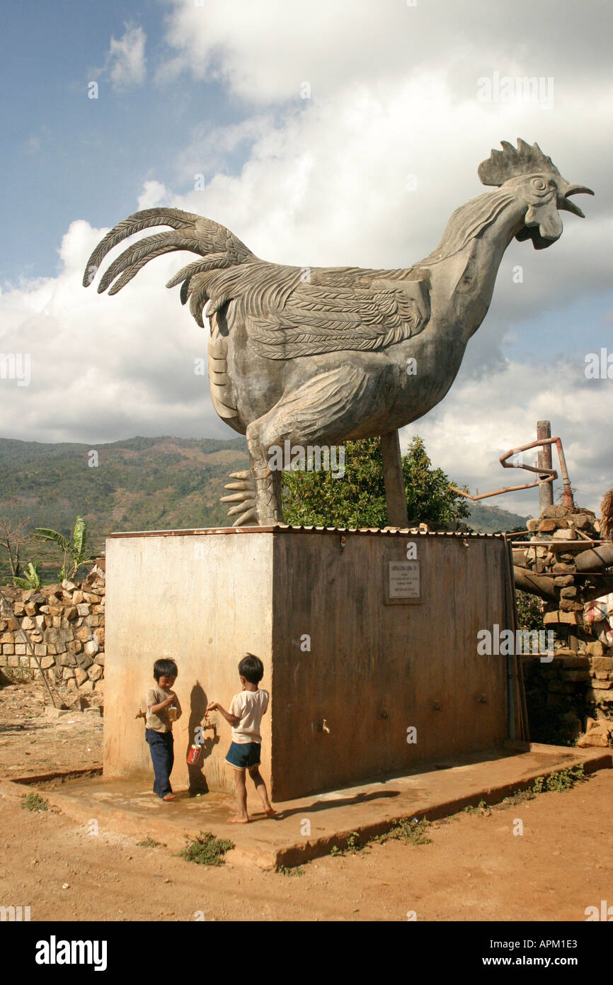 Chicken boy statue hi-res stock photography and images - Alamy