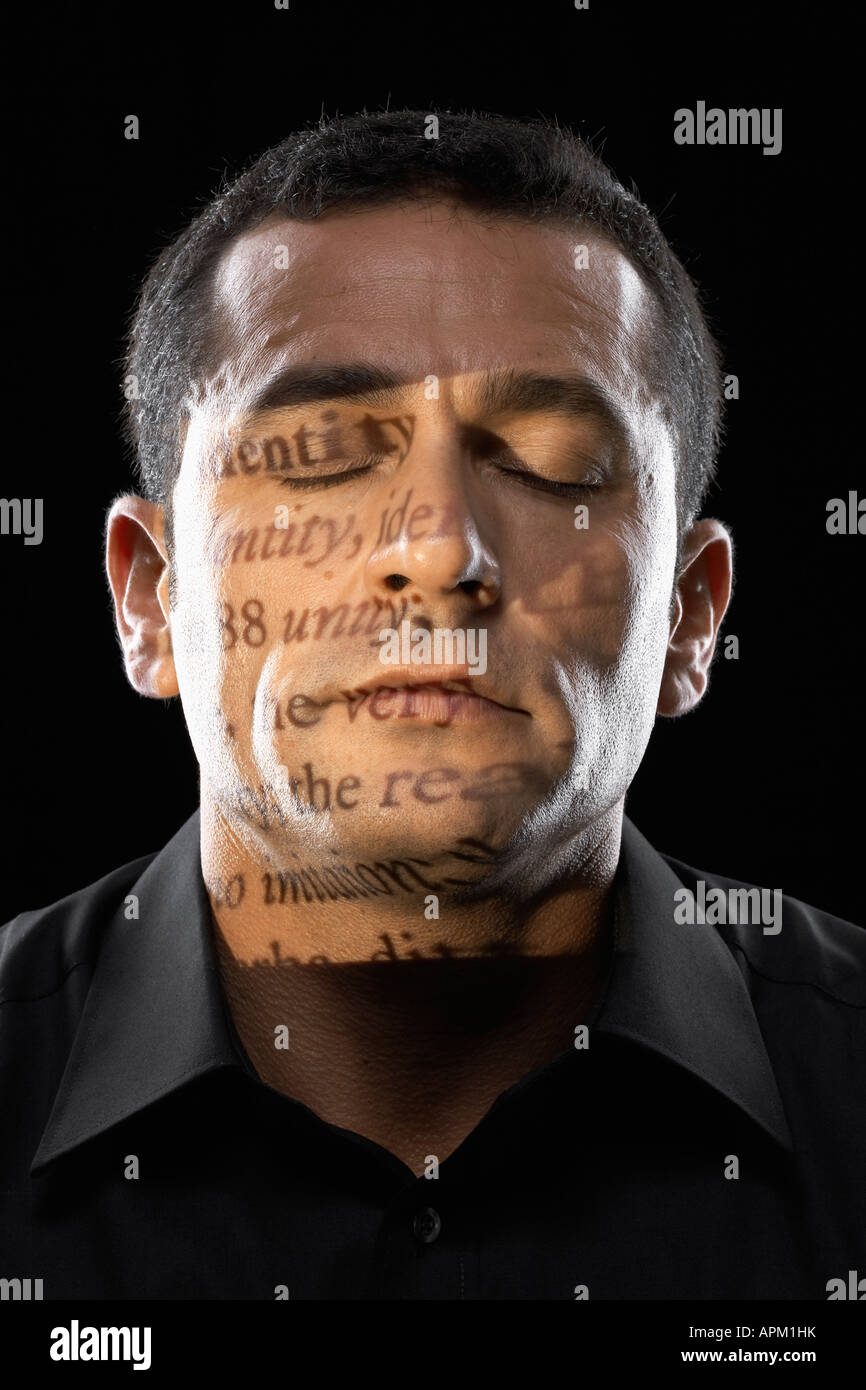 Projections on faces hi-res stock photography and images - Alamy