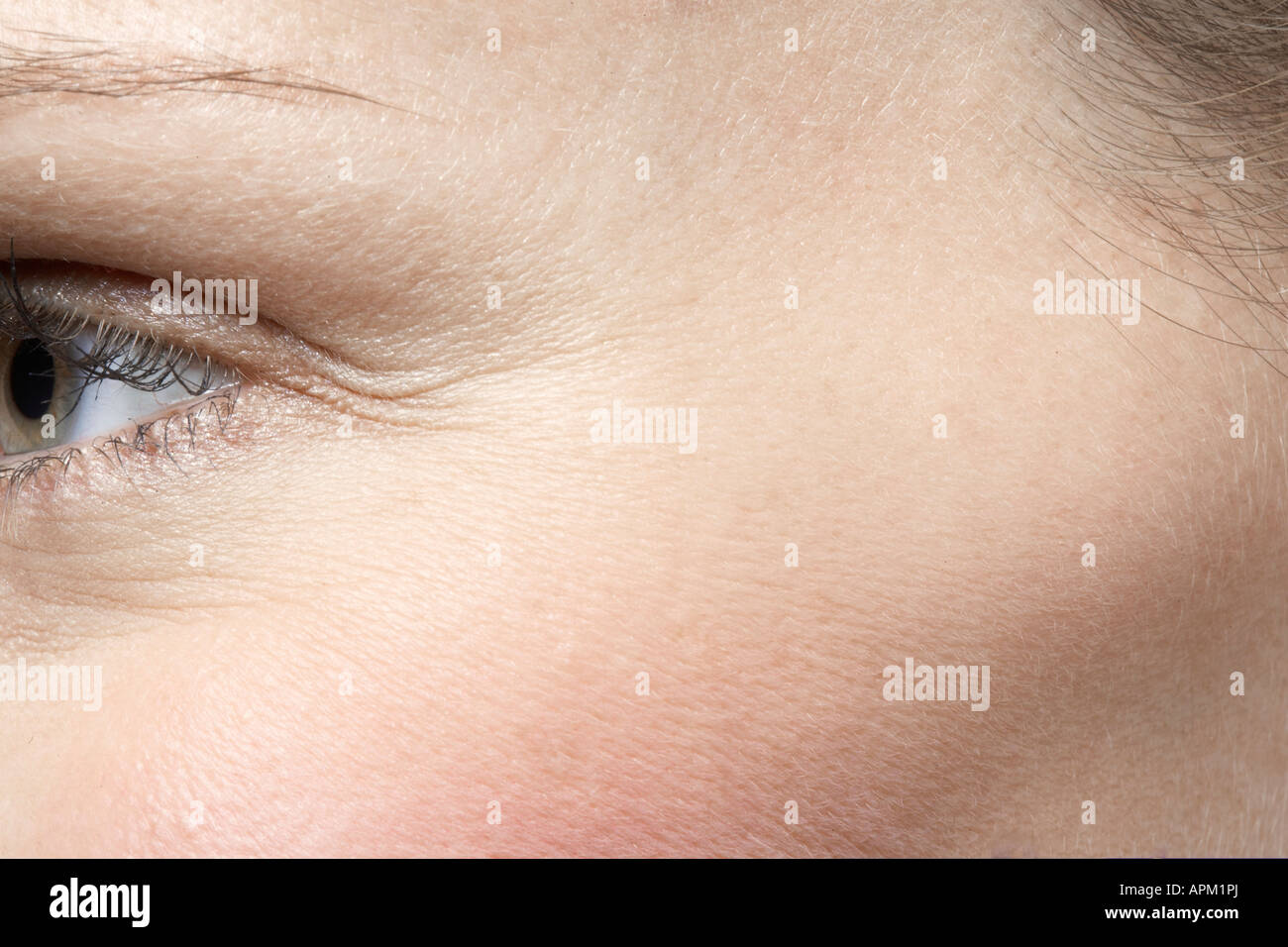 Woman's cheek, close-up Stock Photo - Alamy