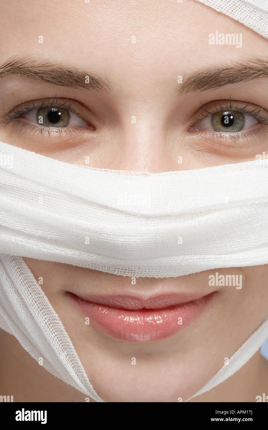 Bandages Cosmetic Face High Resolution Stock Photography and Images - Alamy