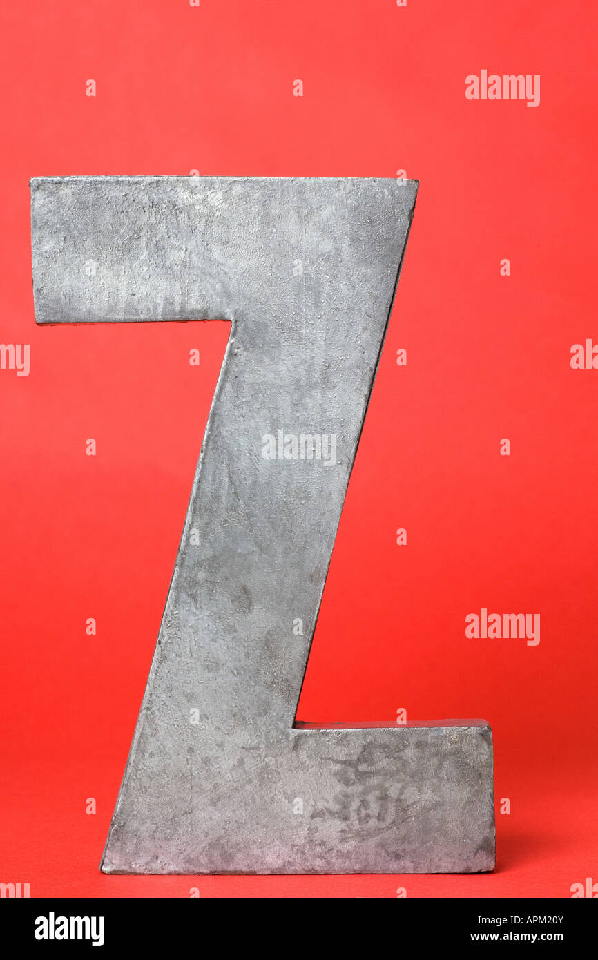 Letter Z with red background Stock Photo - Alamy