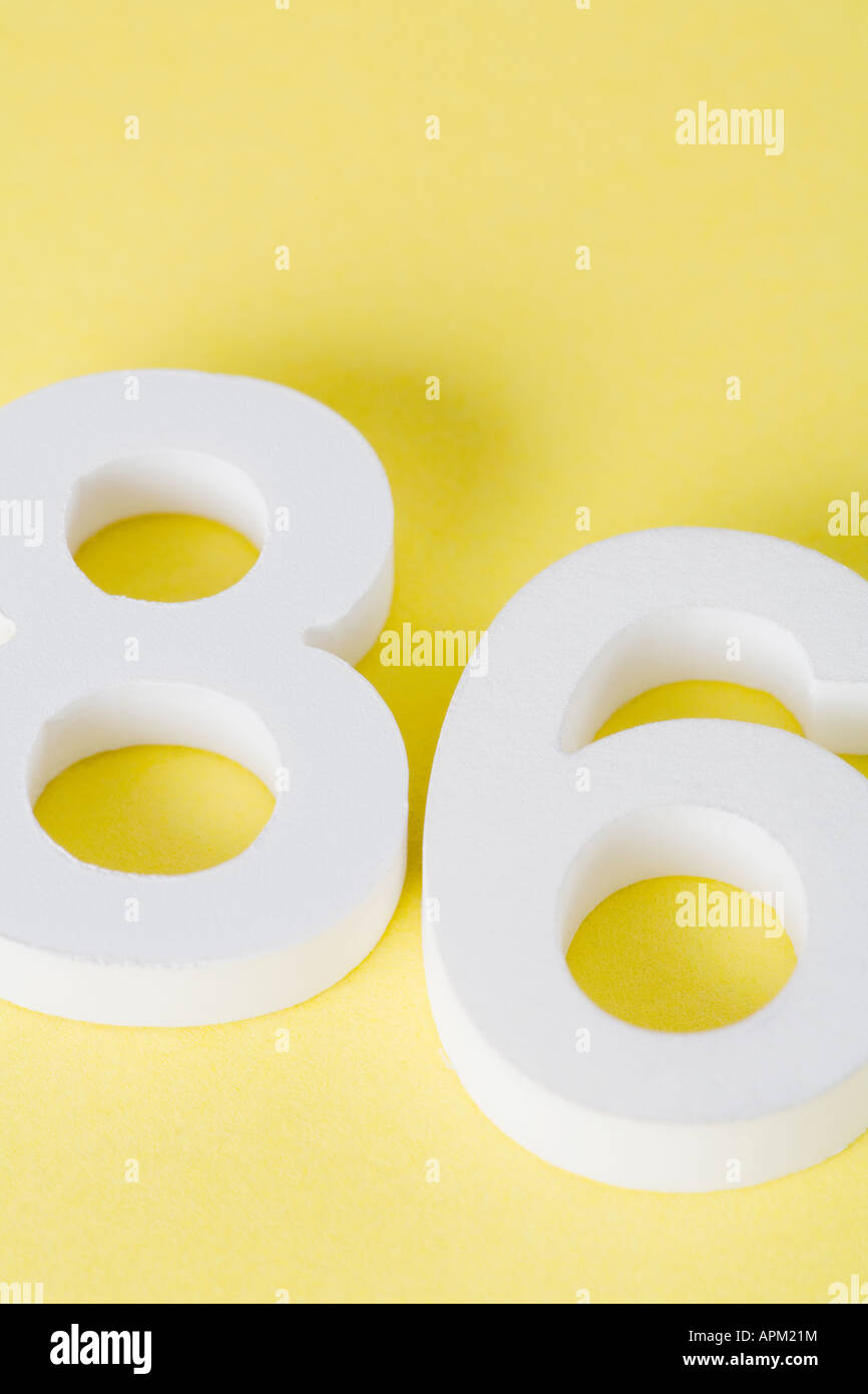 Number 86 hi-res stock photography and images - Alamy