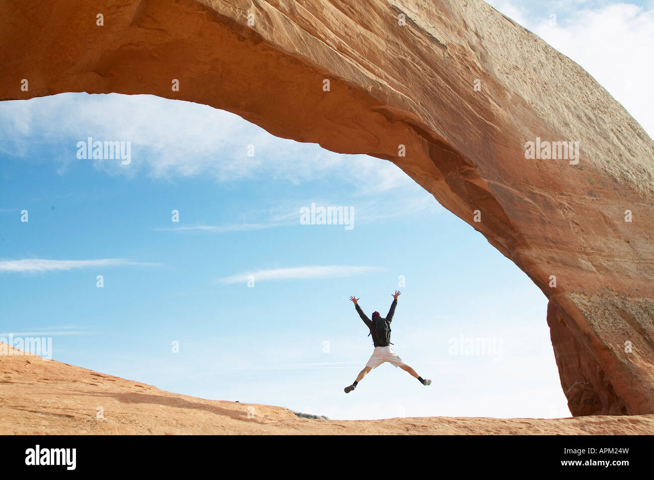 Jumping rocks distance hi-res stock photography and images - Alamy