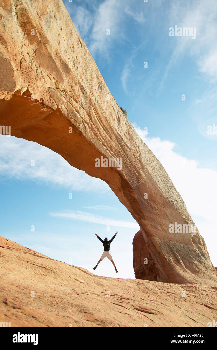 Jumping rocks distance hi-res stock photography and images - Alamy