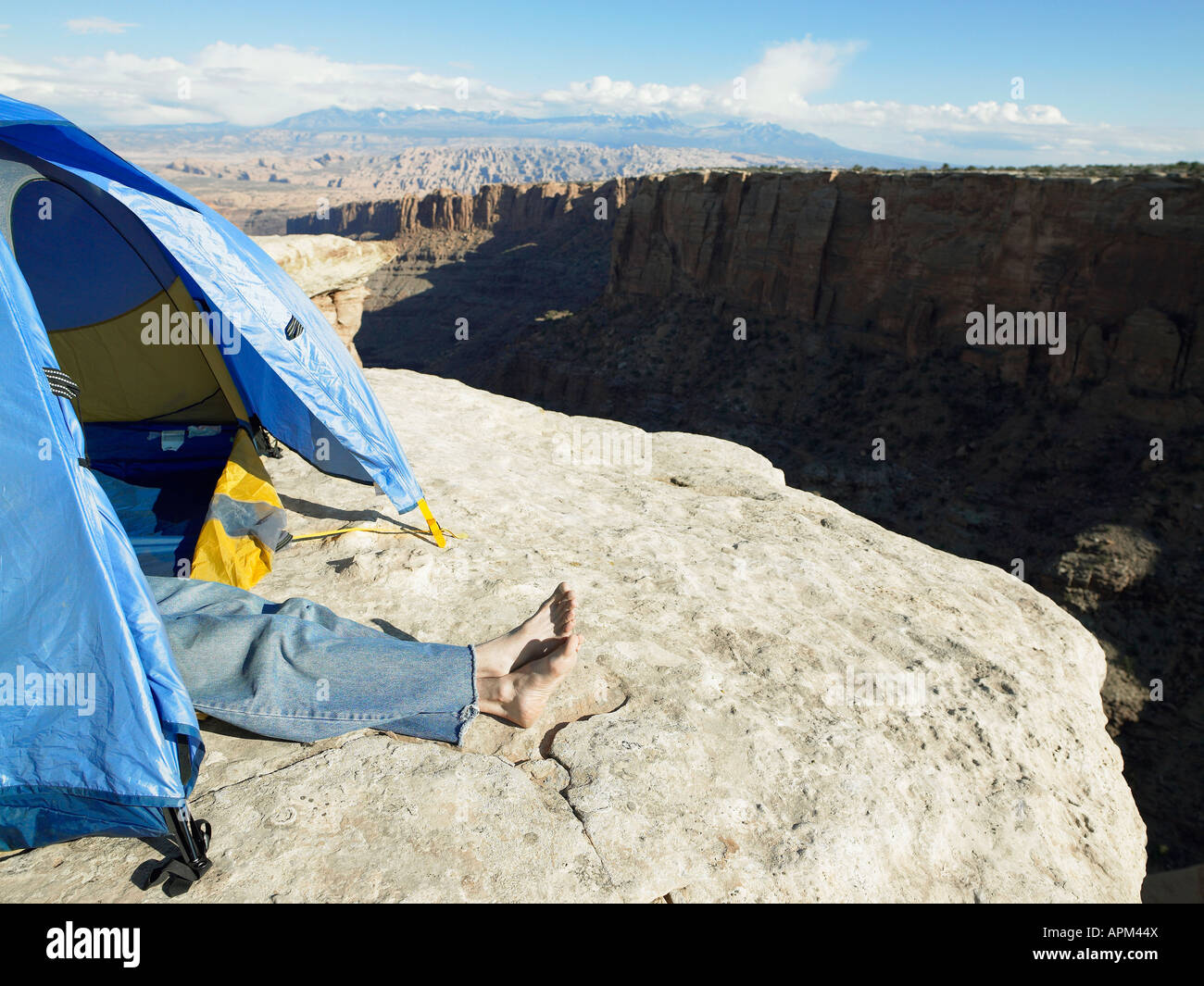 Man sleeping on rocks hi-res stock photography and images - Alamy