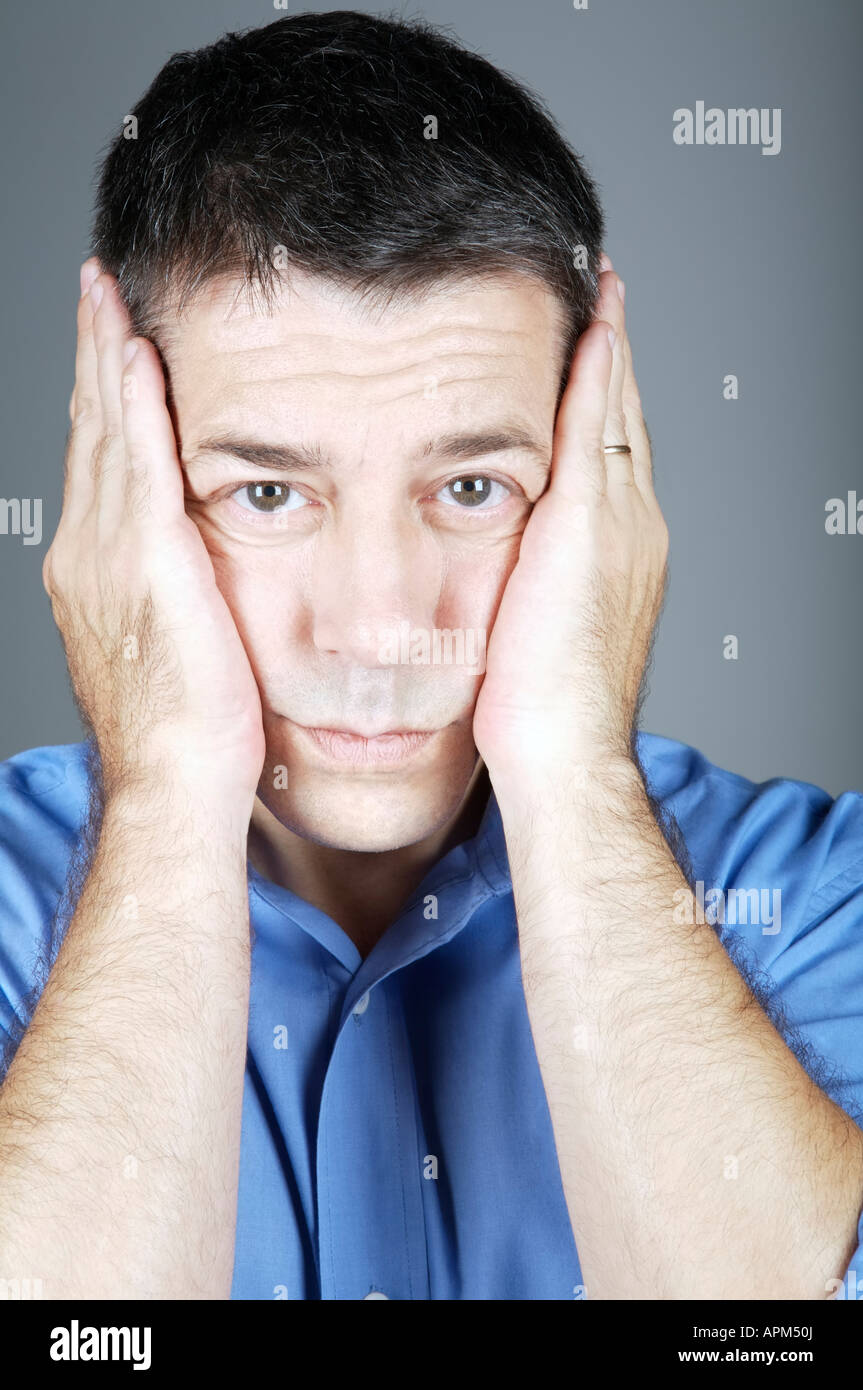 Portrait skeptical hispanic young hi-res stock photography and images ...