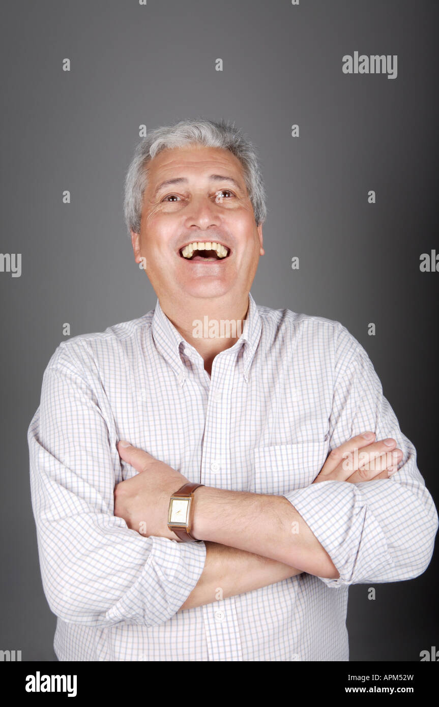 Laughing portrait old man hi-res stock photography and images - Alamy