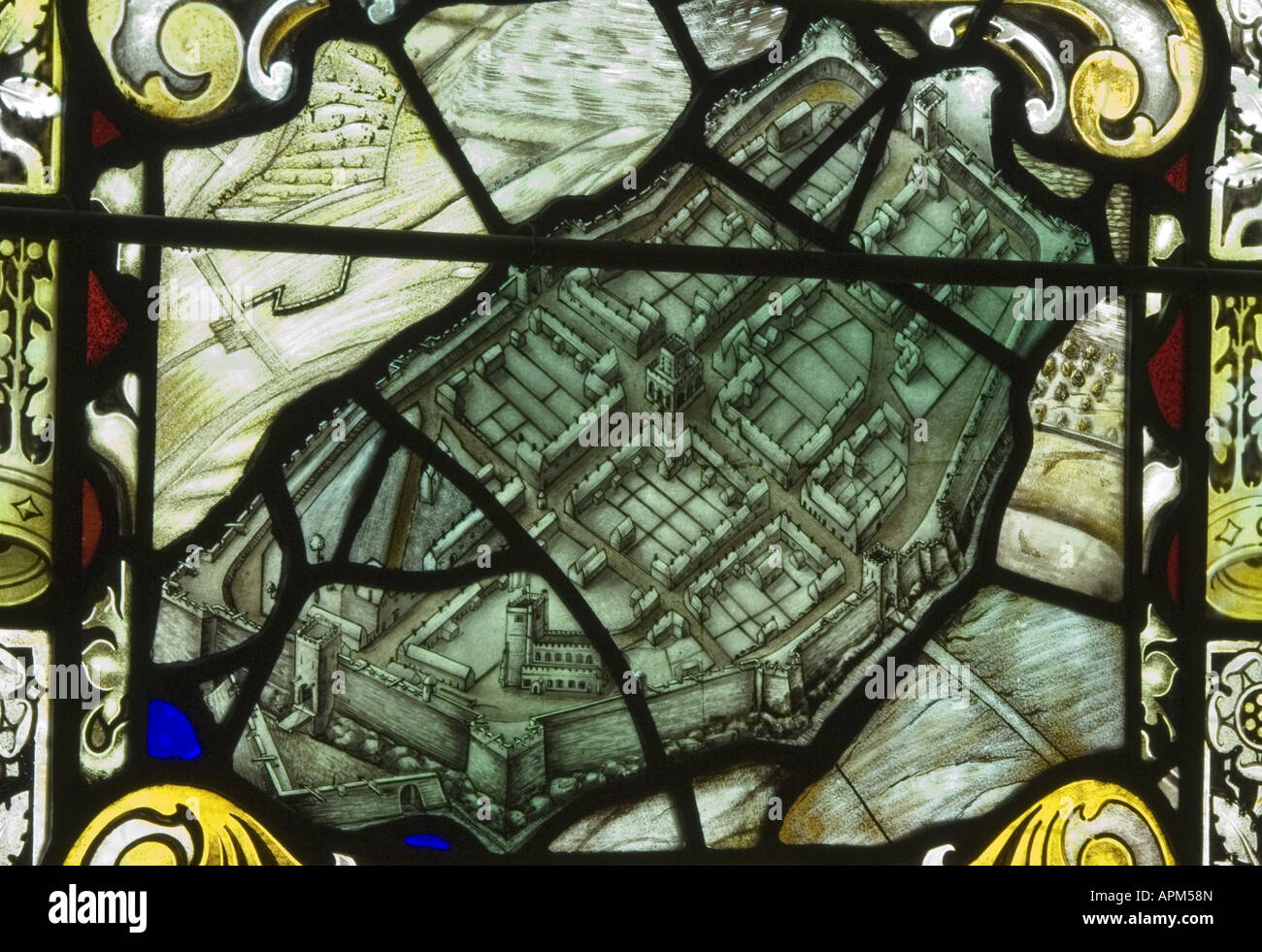 Guild Hall Stained Glass Window Detail Derry CIty Northern Ireland www ...