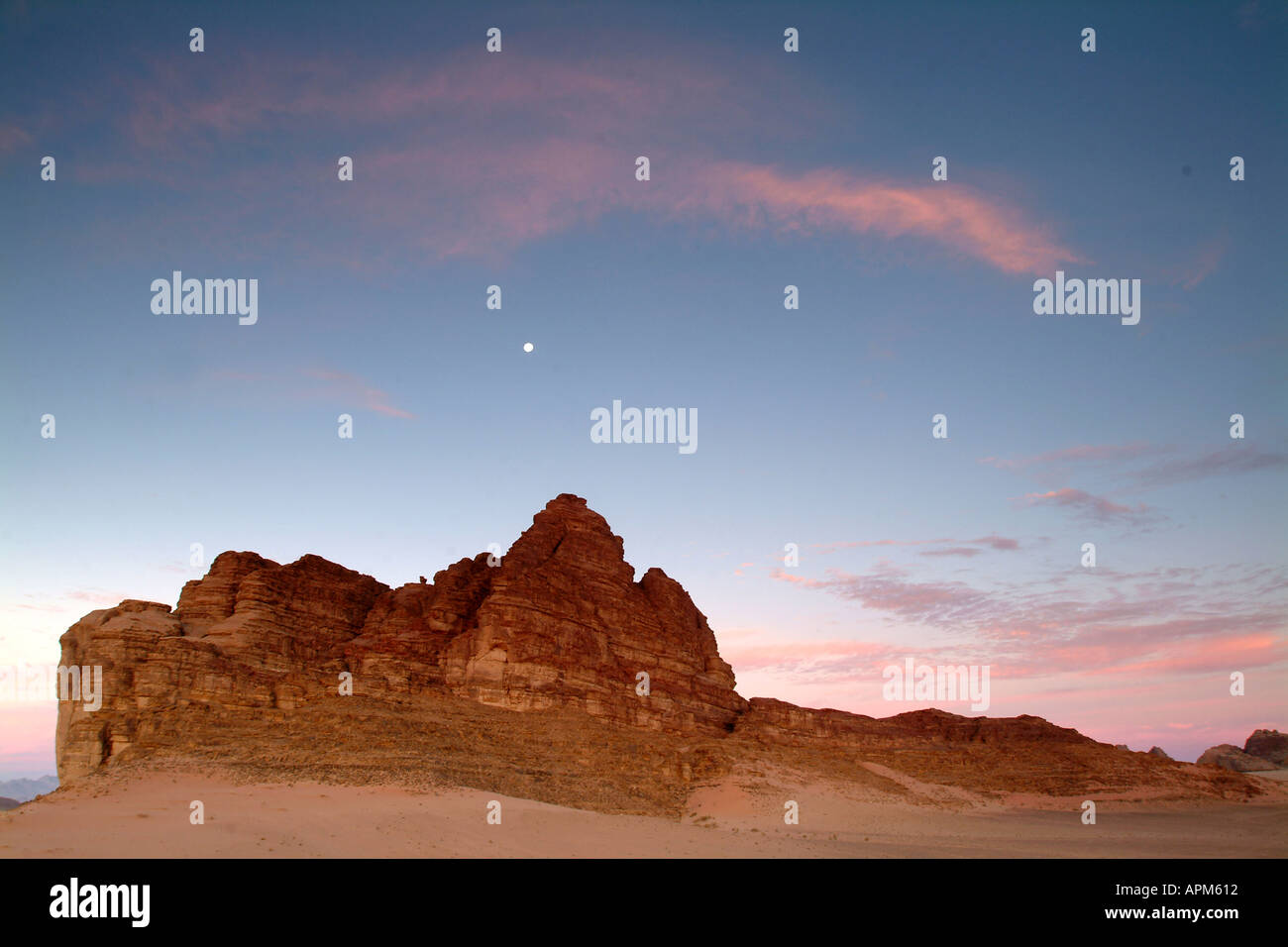 Dawn over wadi rum hi-res stock photography and images - Alamy