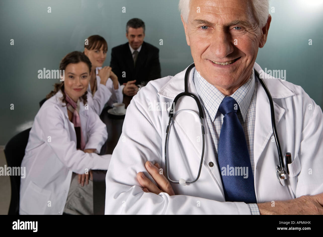 Senior men business meeting elder hi-res stock photography and images ...