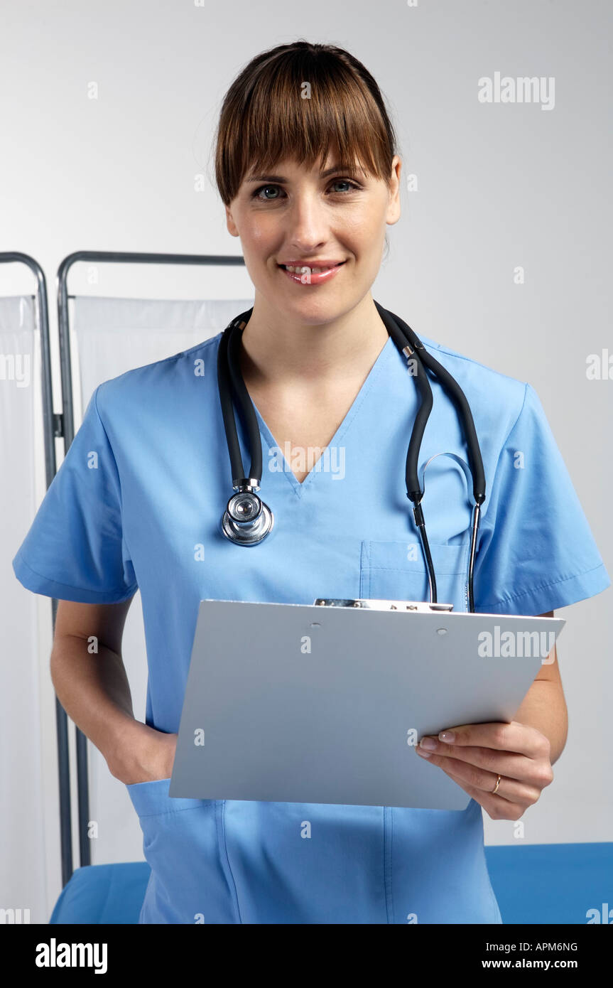 Portrait of female doctor Stock Photo - Alamy