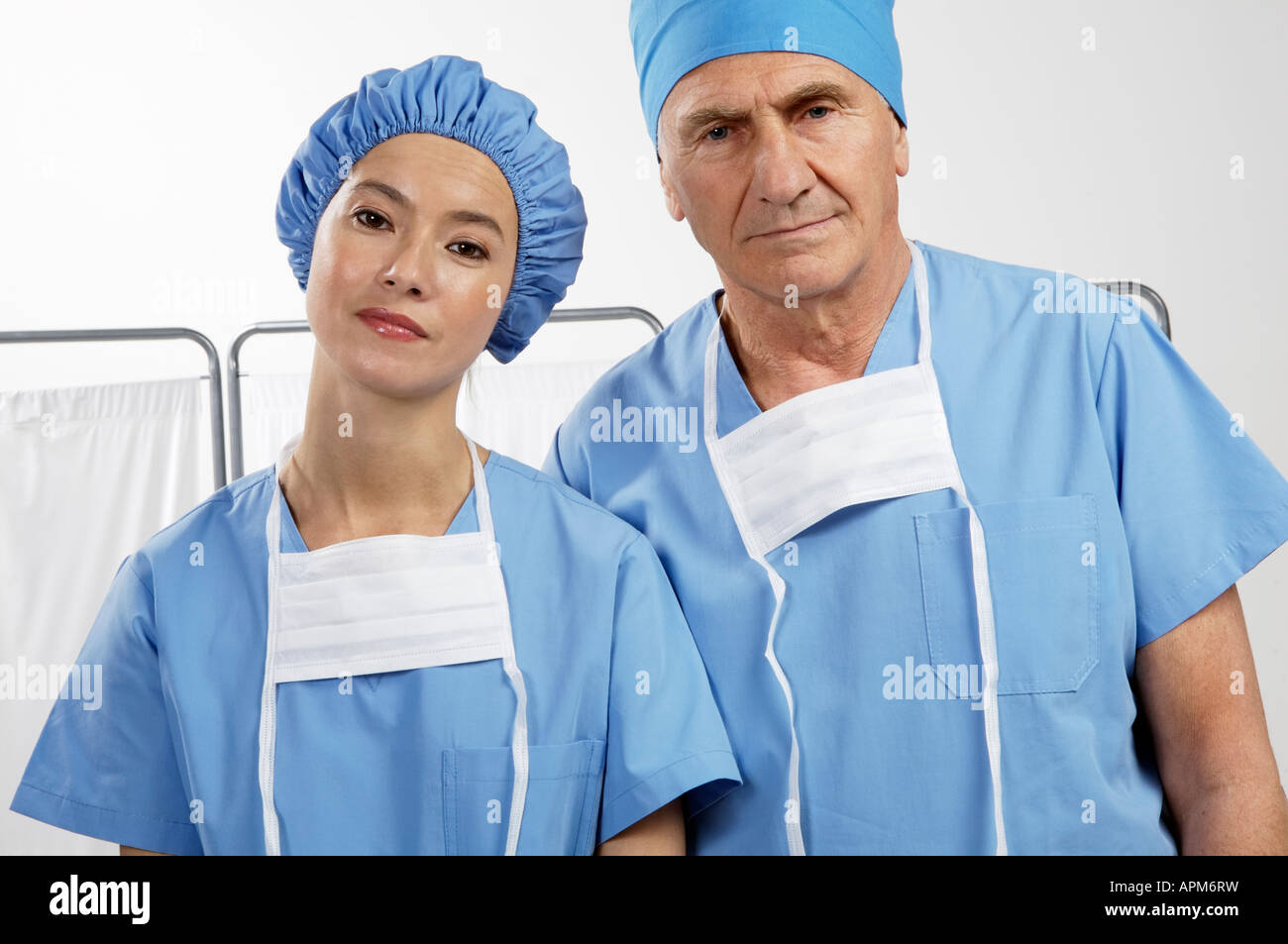 Two generations of doctors Stock Photo - Alamy