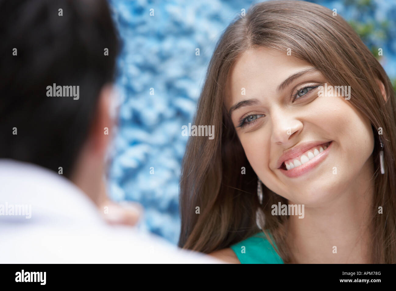 Two headshots man and woman hi-res stock photography and images - Alamy