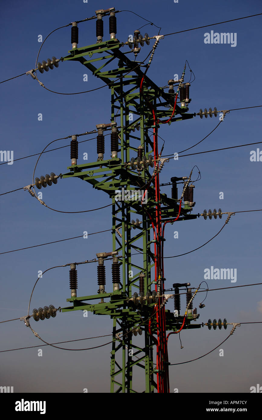 High tension pylon hi-res stock photography and images - Alamy