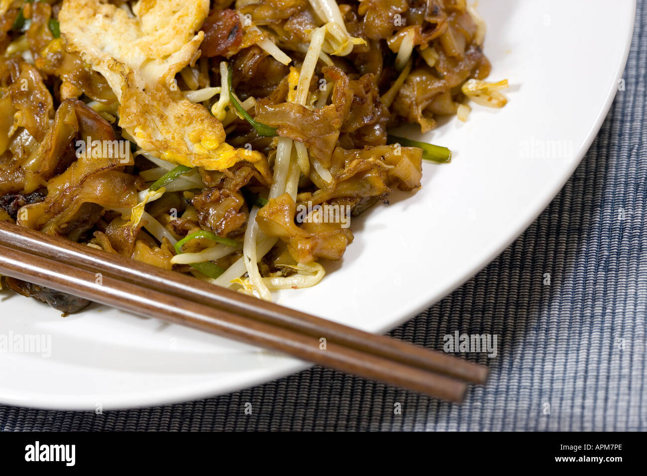 Char Keow Teow or Fried Keow Teow Stock Photo - Alamy