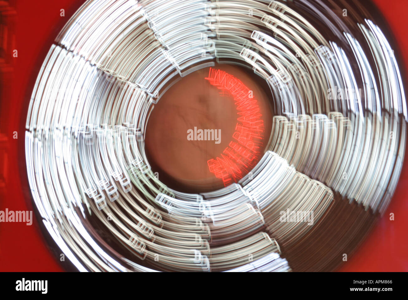 Record LP Long Exposure Lights Stock Photo - Alamy