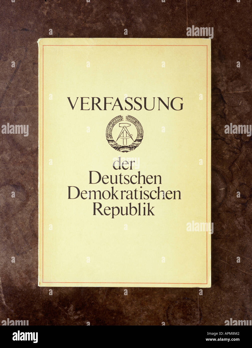 Constitution of the German Democratic Republic Stock Photo - Alamy
