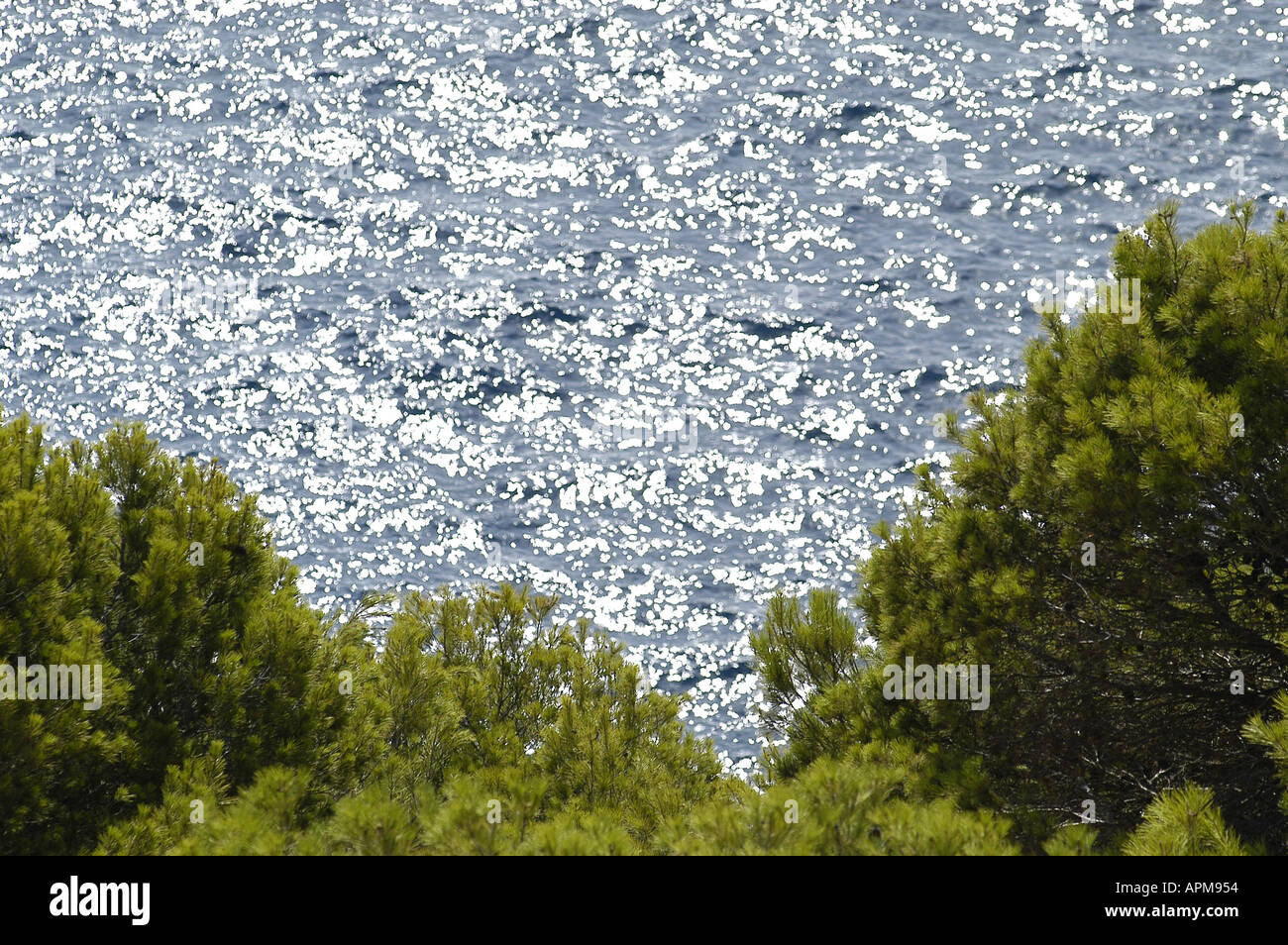 Water sea detail Background Mallorca Majorca Spain Balearic Islands ...