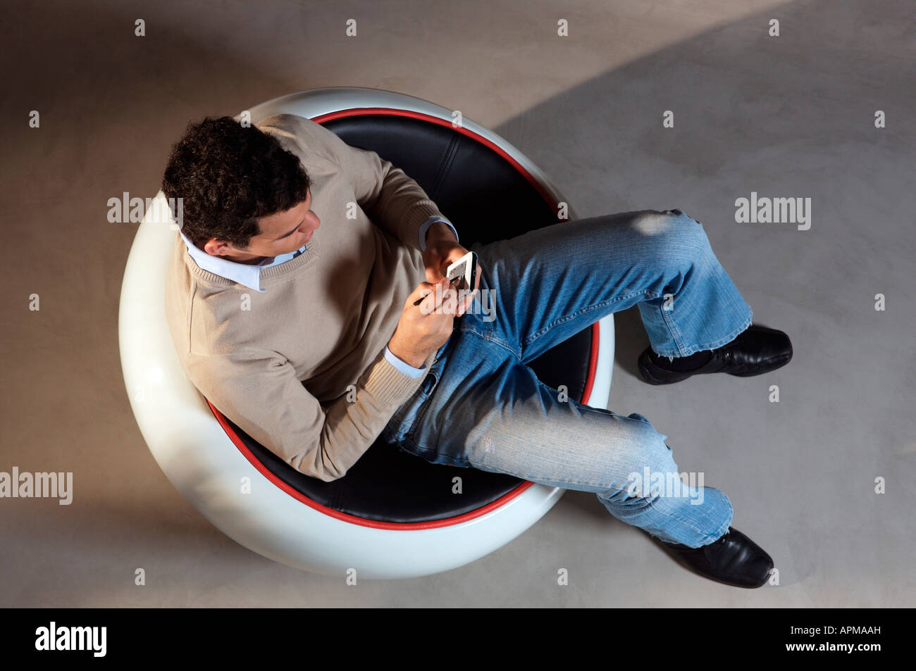 Man with electronic agenda Stock Photo - Alamy Man with electronic agenda Stock Photo - Alamy
