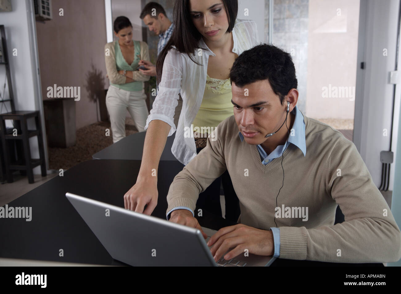 People in the office Stock Photo - Alamy