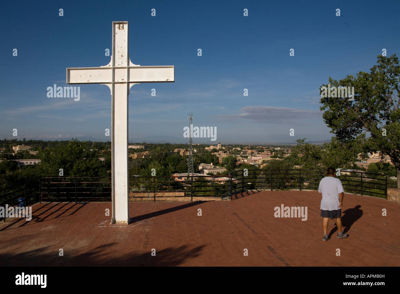 Cross of the martyrs santa fe hi-res stock photography and images - Alamy