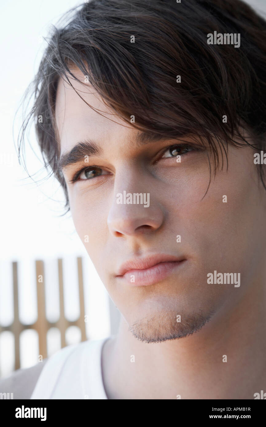 Young man (portrait Stock Photo - Alamy