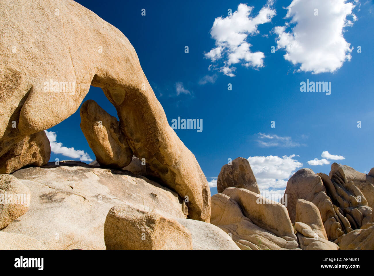 Arch Rock Joshua Tree National Park California Stock Photo - Alamy