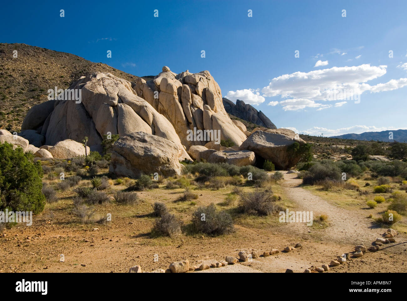 Ryan Mountain Joshua Tree National Park California Stock Photo - Alamy