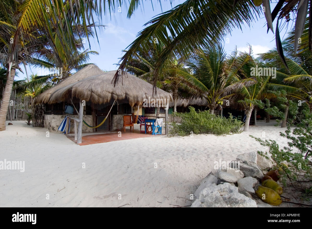 Beach Cabanas Tulum High Resolution Stock Photography and Images - Alamy