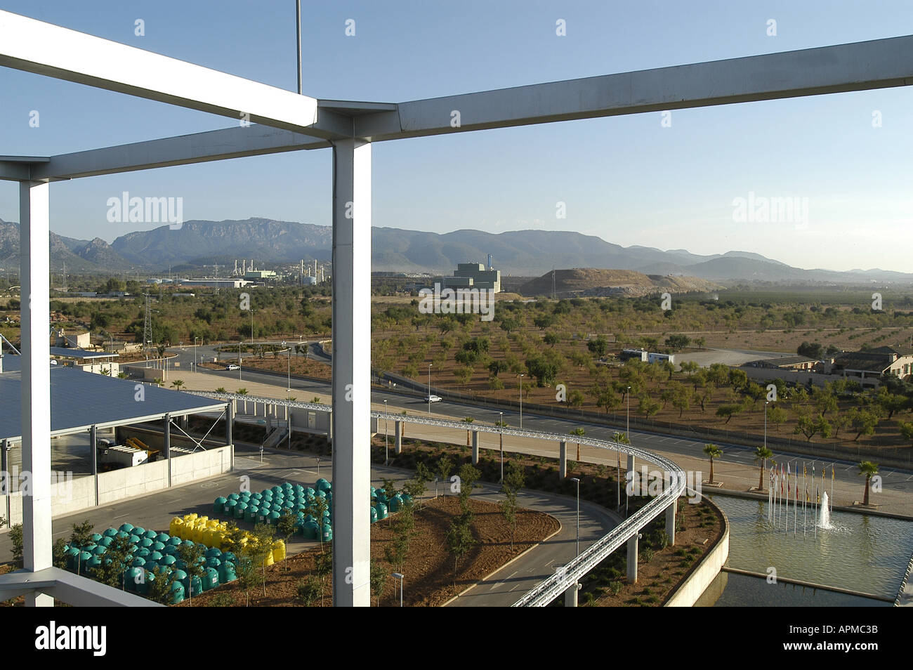 Waste recycling plant Majorca Balearic Islands Spain Stock Photo - Alamy