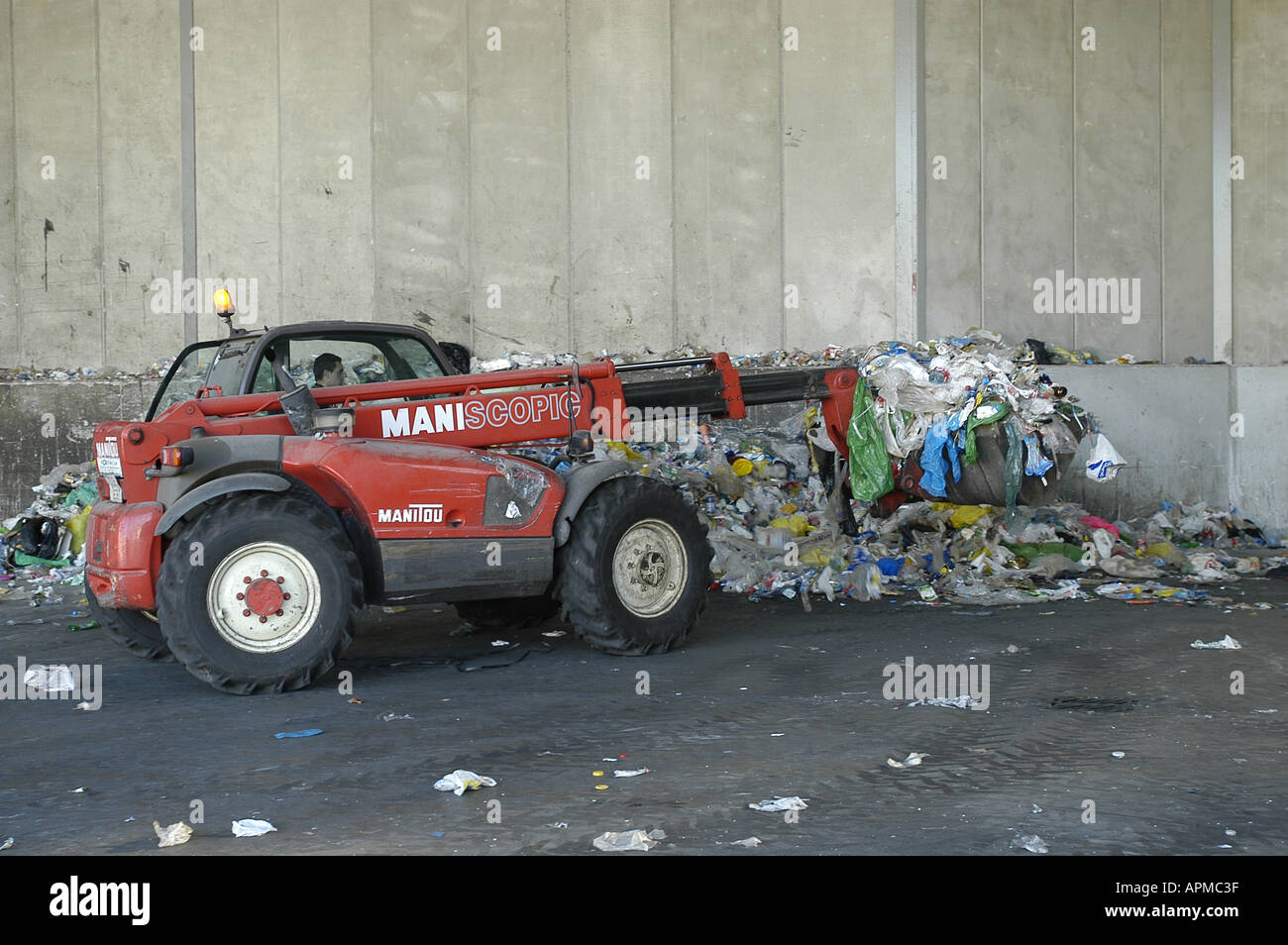Waste recycling plant Majorca Balearic Islands Spain Stock Photo - Alamy