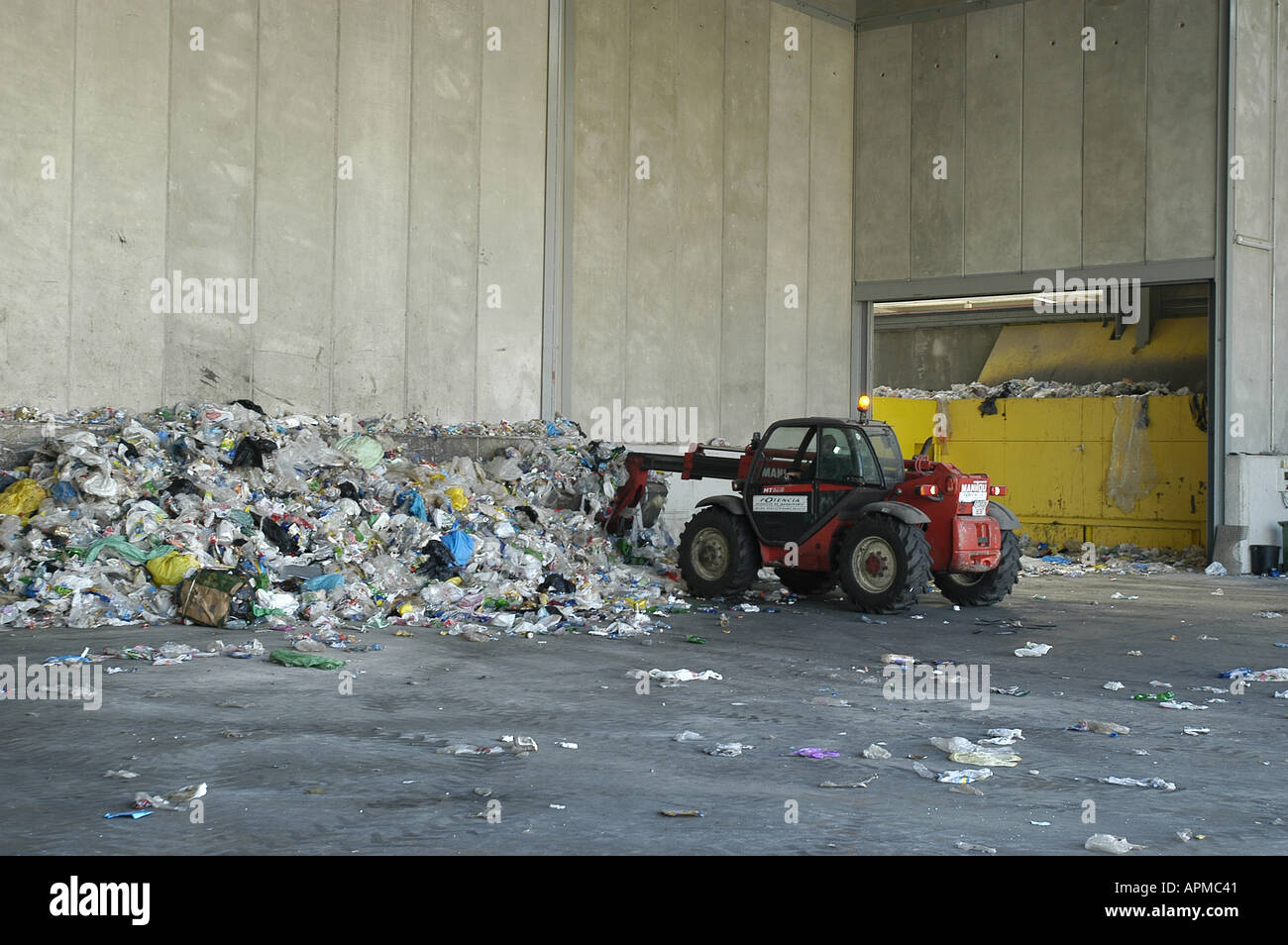 Waste recycling plant Majorca Balearic Islands Spain Stock Photo - Alamy