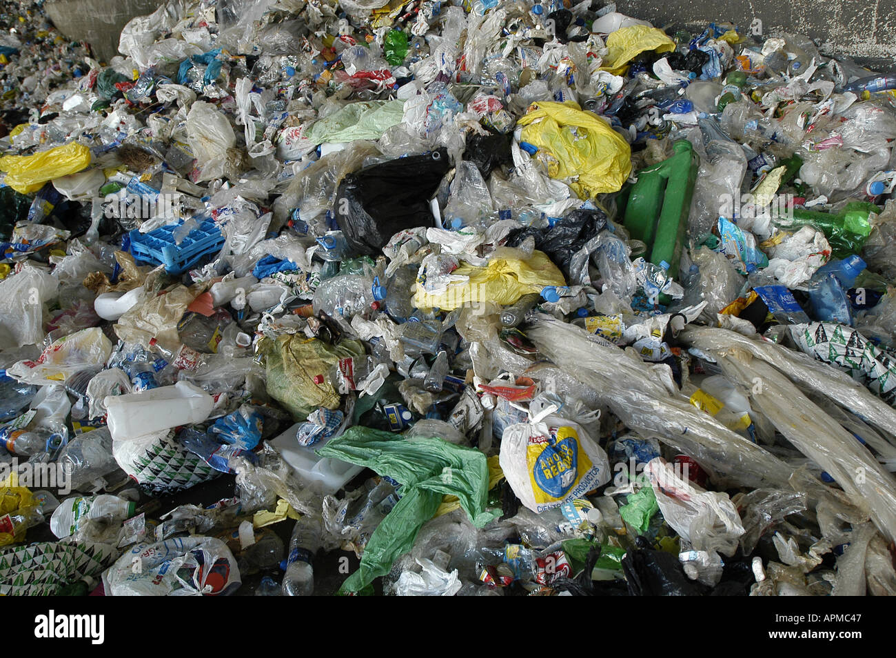 Waste recycling plant Majorca Balearic Islands Spain Stock Photo - Alamy